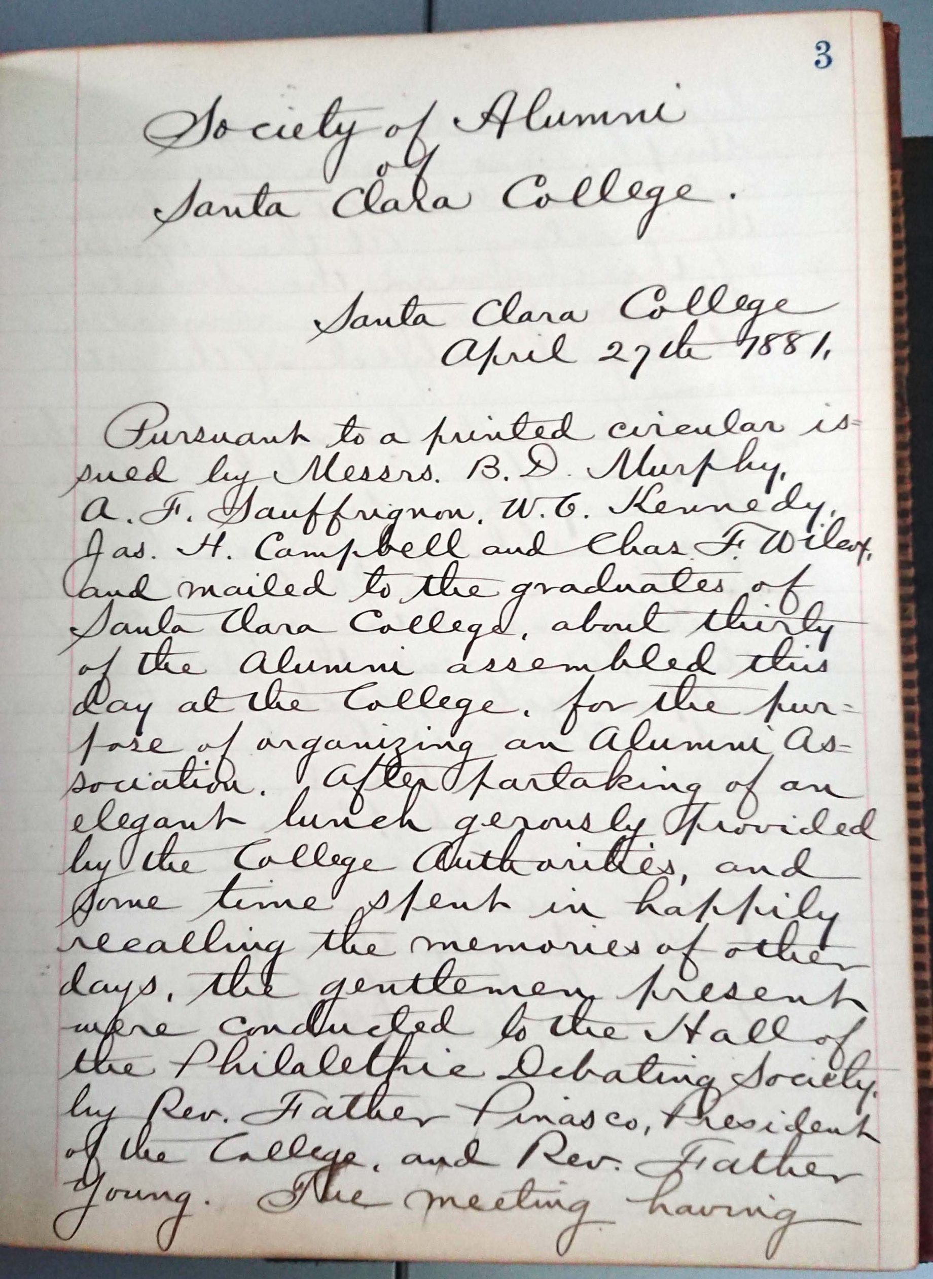 A Very Important Anniversary for the SCU Alumni Association – Arthur's ...